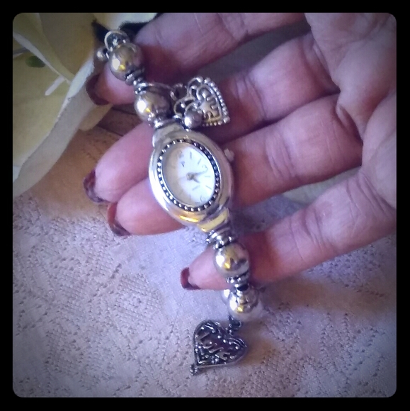 Accessories | Vintage Oval Watch Beads Stretch Bracelet | Poshmark